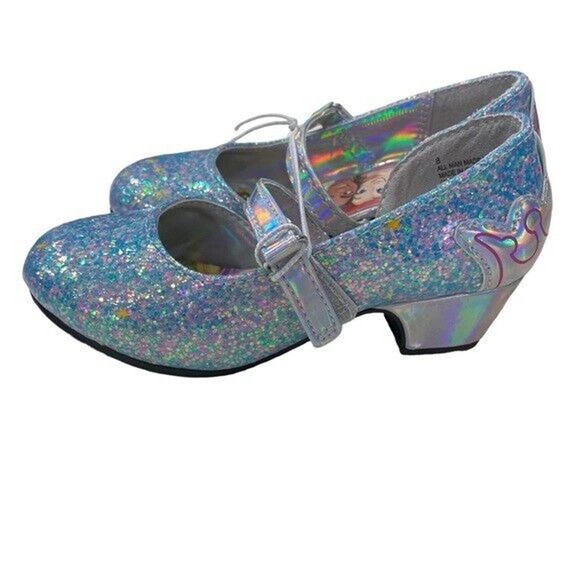 Disney | Shoes | Disney Princess Bluepink Sparkle Ballet Shoe Wankle ...